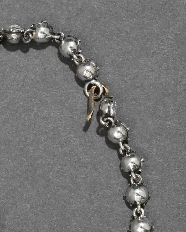 Alexis Bittar Sterling Silver And 14k Crystal Tennis Bracelet