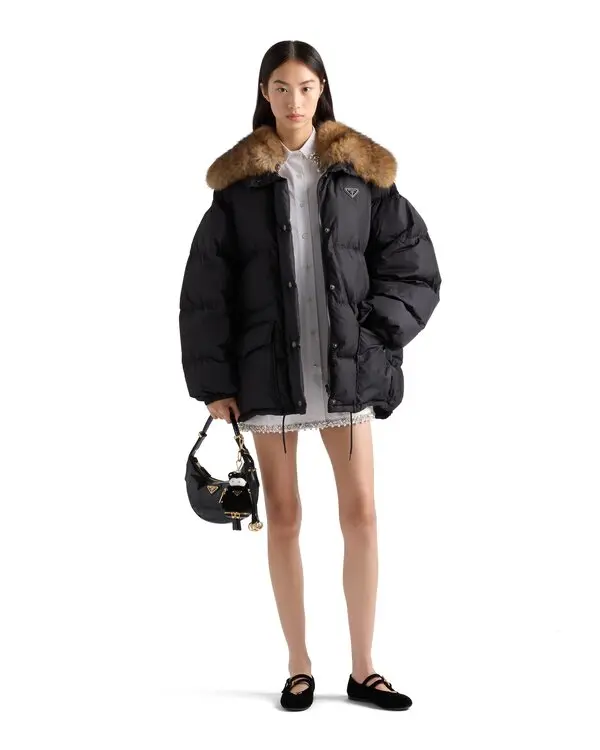 Prada Tech Canvas Down Jacket