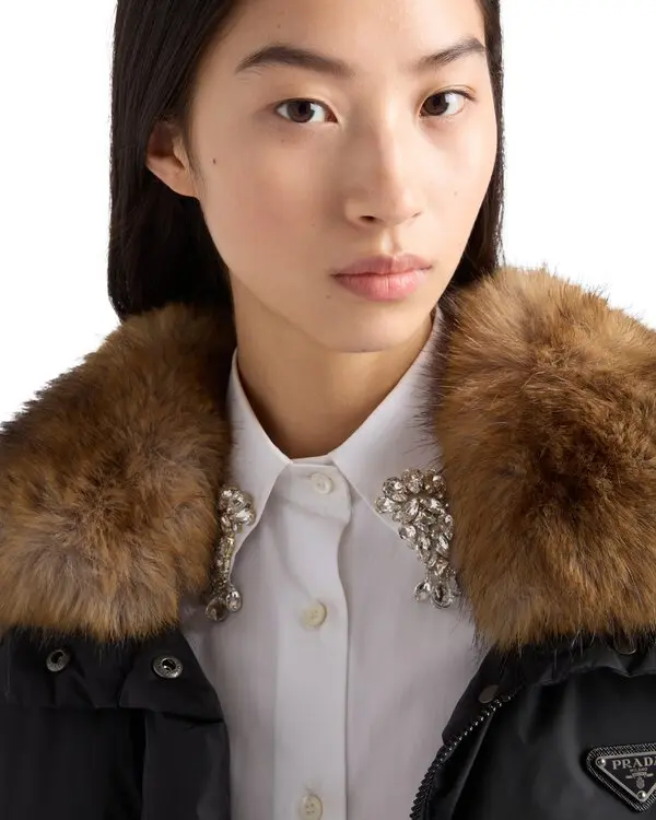 Prada Tech Canvas Down Jacket