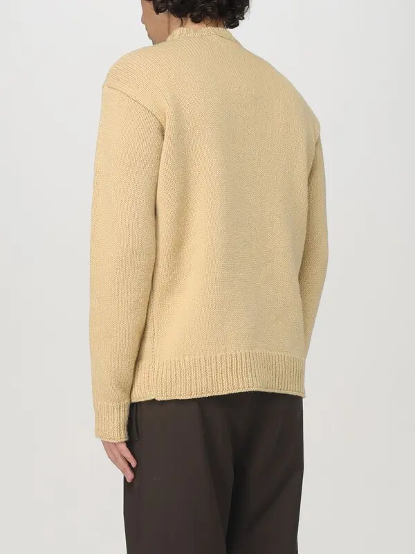 Marni Crew Neck Sweater With Pocket - Yellow