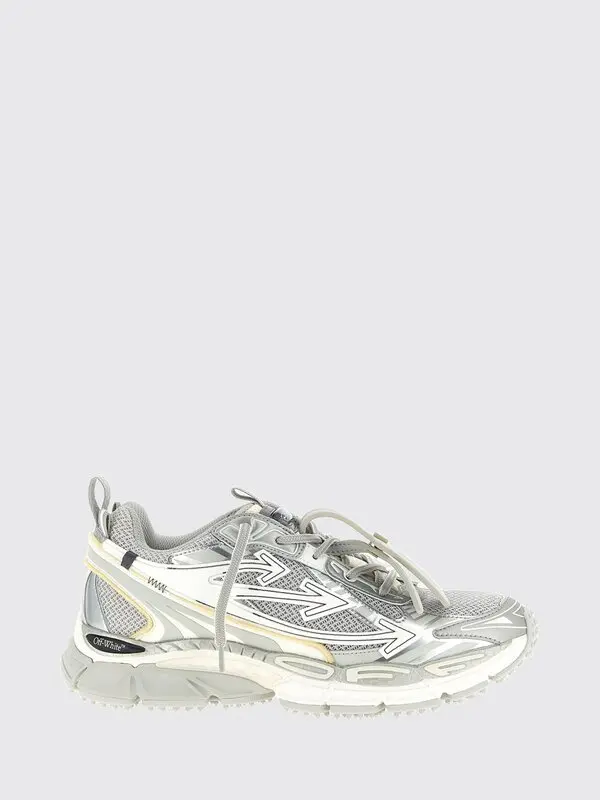 Off-White Be Right Back' Low-top Sneakers With Lug Sole - Silver