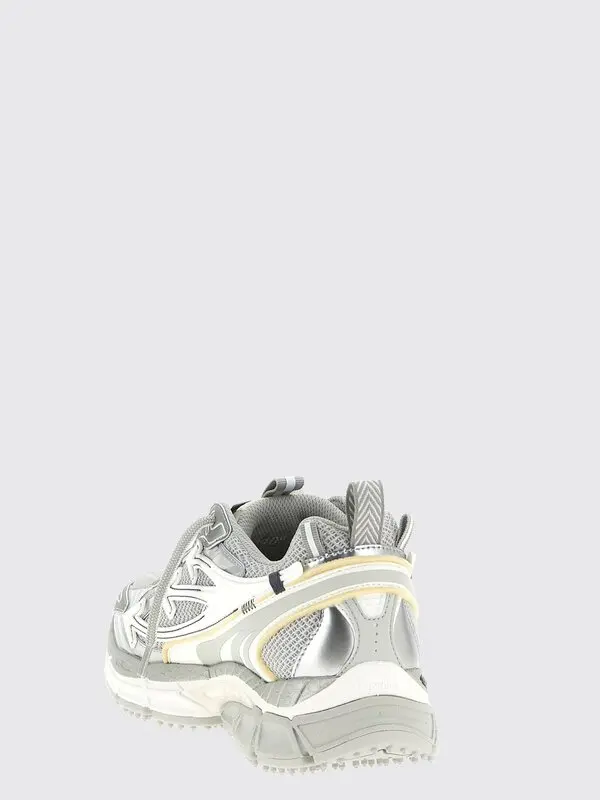 Off-White Be Right Back' Low-top Sneakers With Lug Sole - Silver