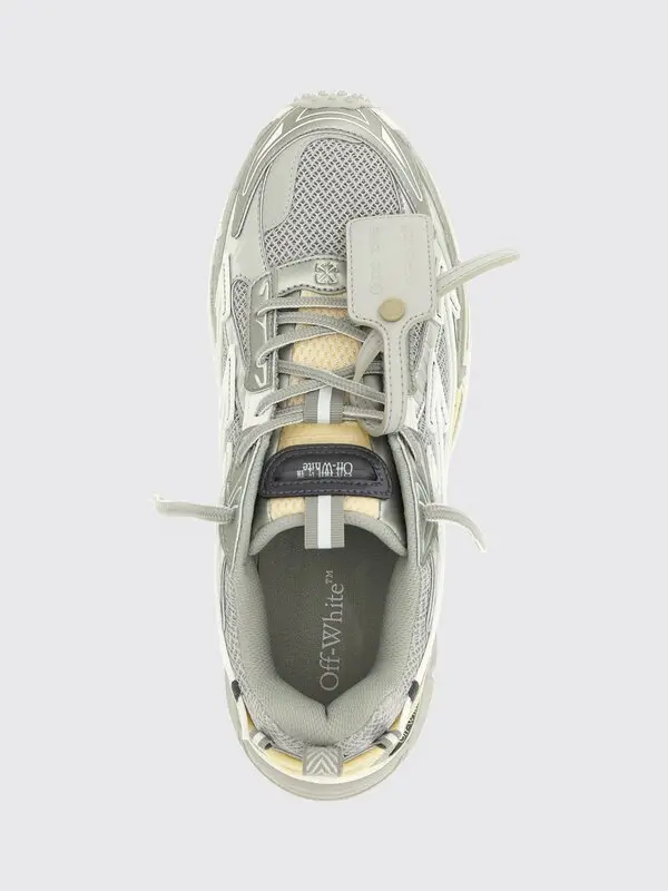 Off-White Be Right Back' Low-top Sneakers With Lug Sole - Silver