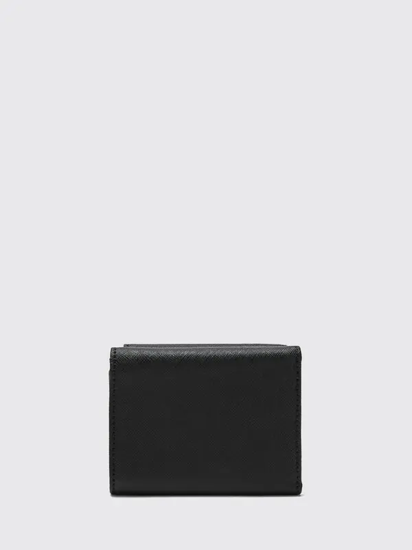 VIVIENNE WESTWOOD Saffiano Leather Wallet With Metallic Orb Logo