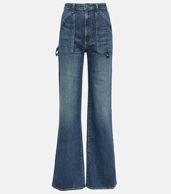 NILI LOTAN Quentin Wide-leg Jeans