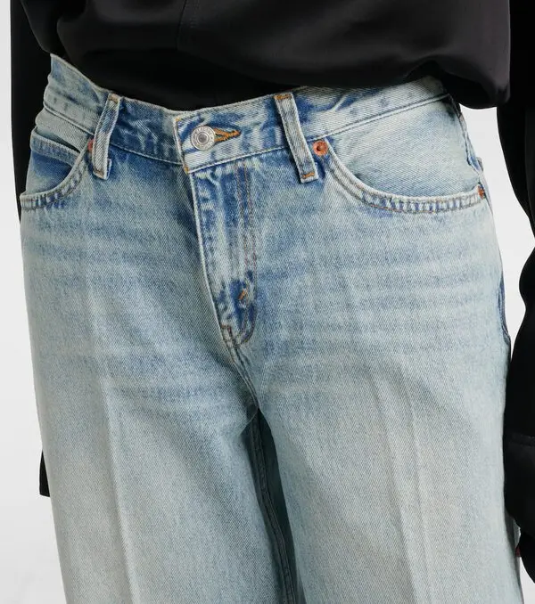 RE/DONE Baggy Flared Jeans In Ojai Indigo