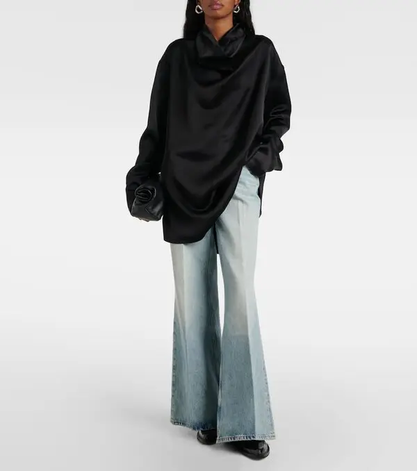 RE/DONE Baggy Flared Jeans In Ojai Indigo