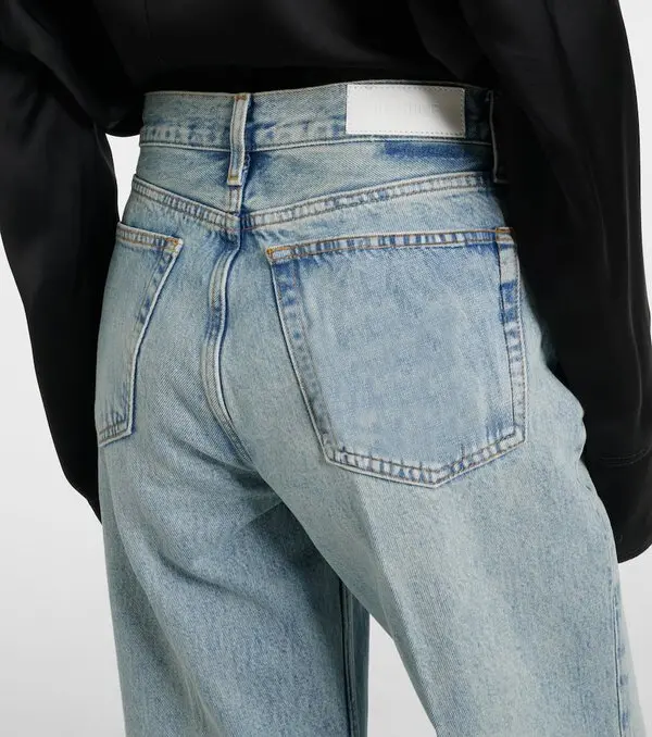RE/DONE Baggy Flared Jeans In Ojai Indigo