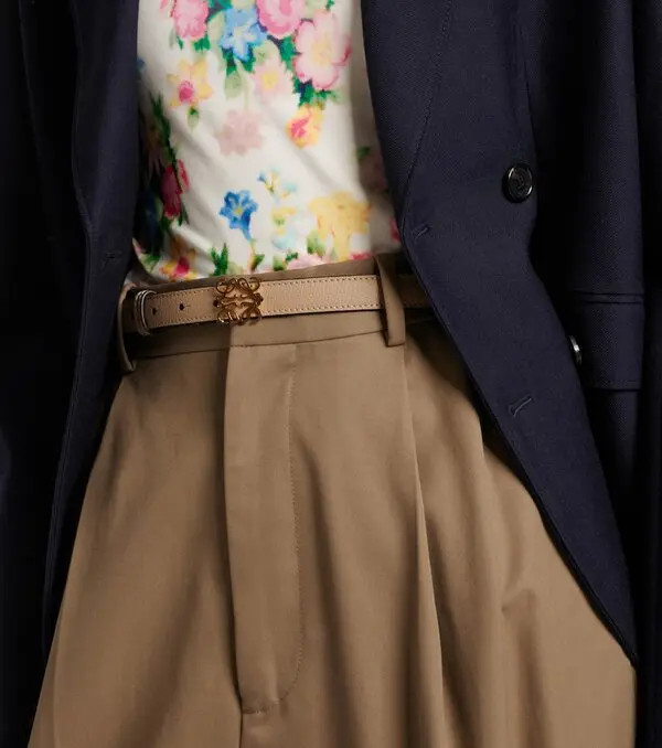 Loewe Anagram Leather Belt