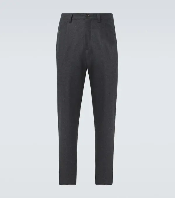Brunello Cucinelli Virgin Wool Straight Pants