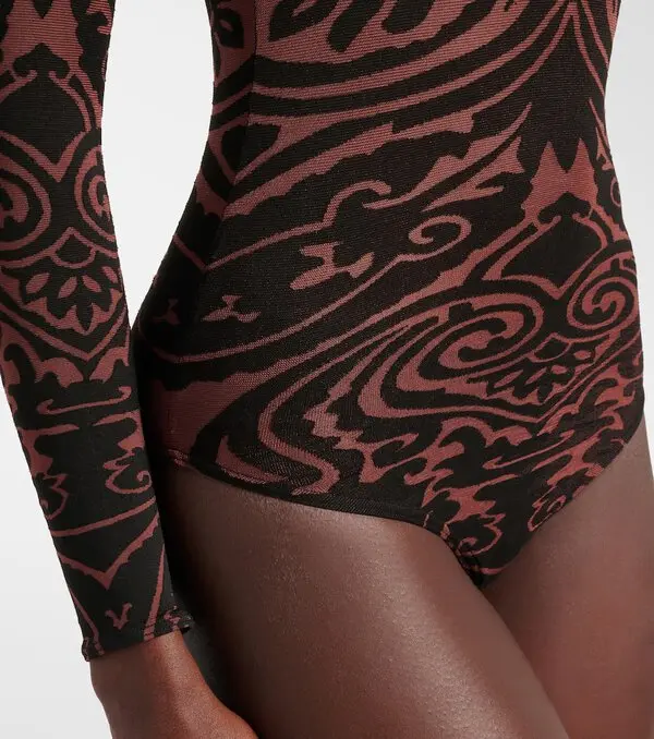 Wolford X Etro Tattoo Paisley Bodysuit