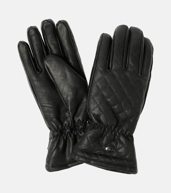 Goldbergh Nishi Leather Ski Gloves - Black