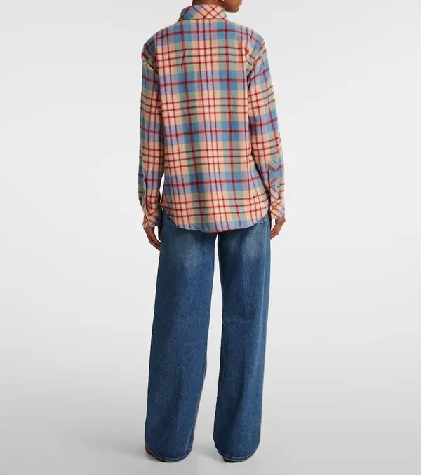 GOD'S TRUE CASHMERE Plaid Buttoned Shirt