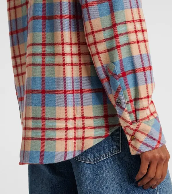 GOD'S TRUE CASHMERE Plaid Buttoned Shirt