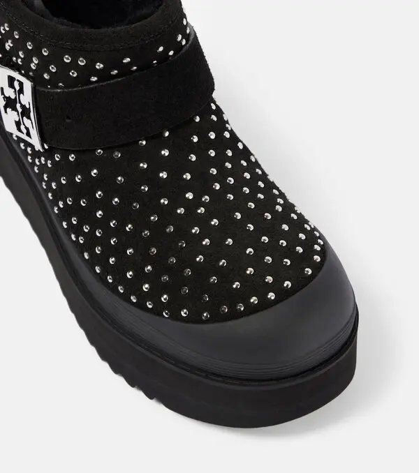 Tory Burch Mellow Platform Ankle Boots - Beige