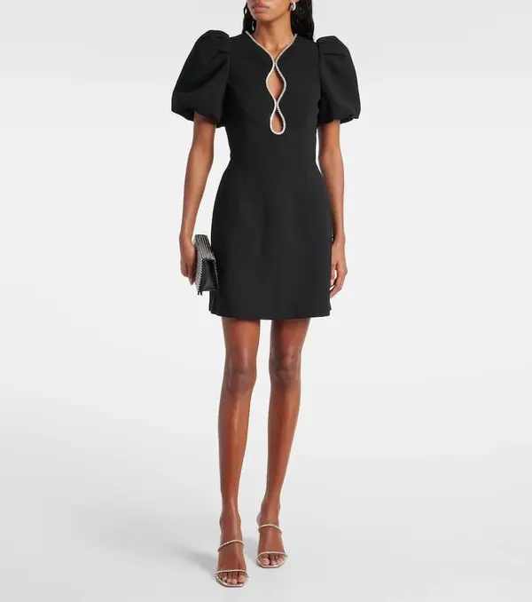 Rebecca Vallance Estella Embellished Mini Dress - Black