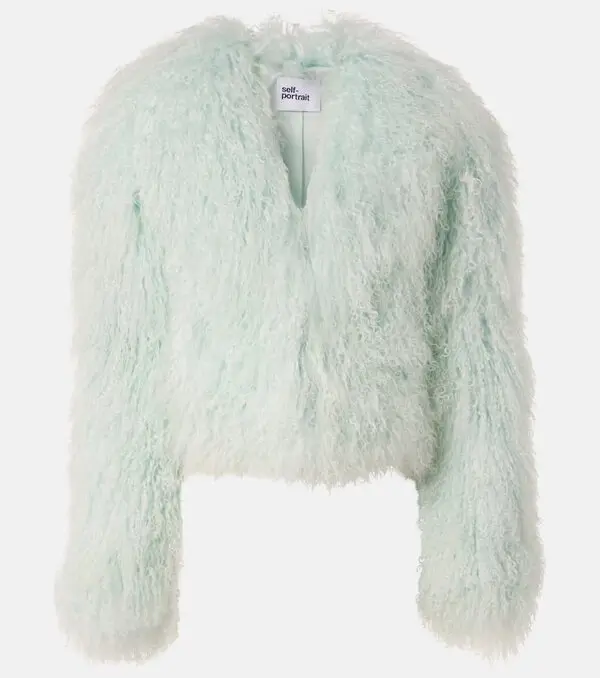 SELF-PORTRAIT Shearling Jacket