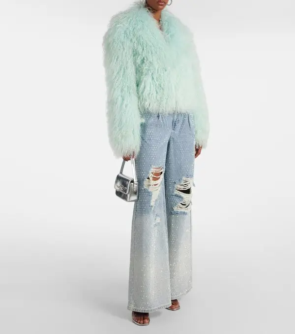 SELF-PORTRAIT Shearling Jacket