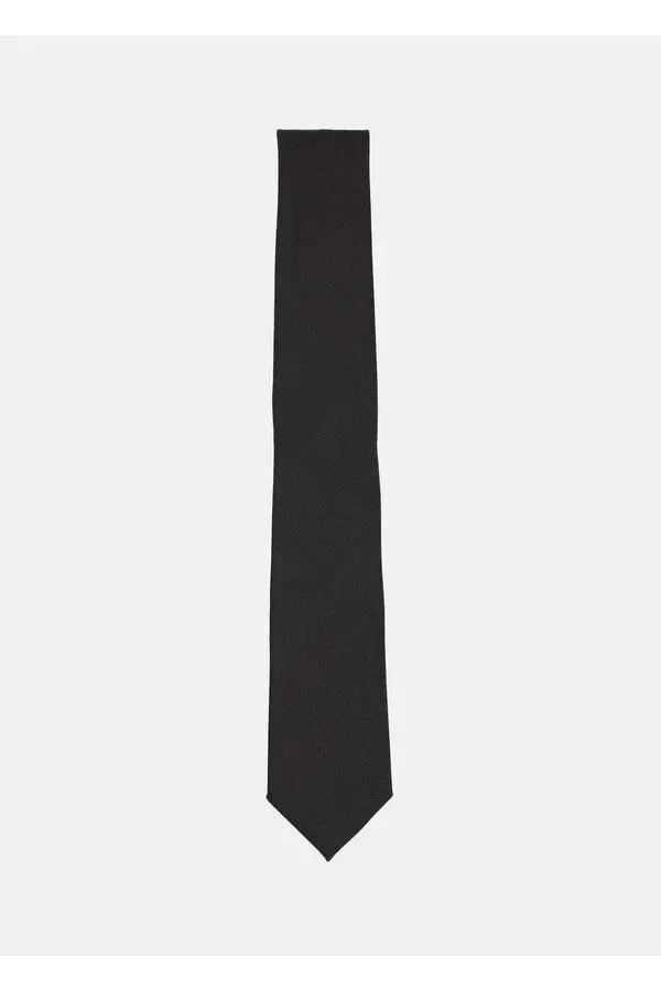 Vince Italian Wool Neck Tie - Black