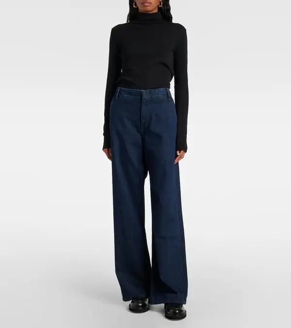RE/DONE Triuser High-rise Wide-leg Jeans