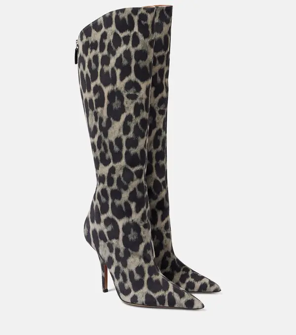 Paris Texas Jessica 105 Calf Hair Knee-high Boots - Multicoloured