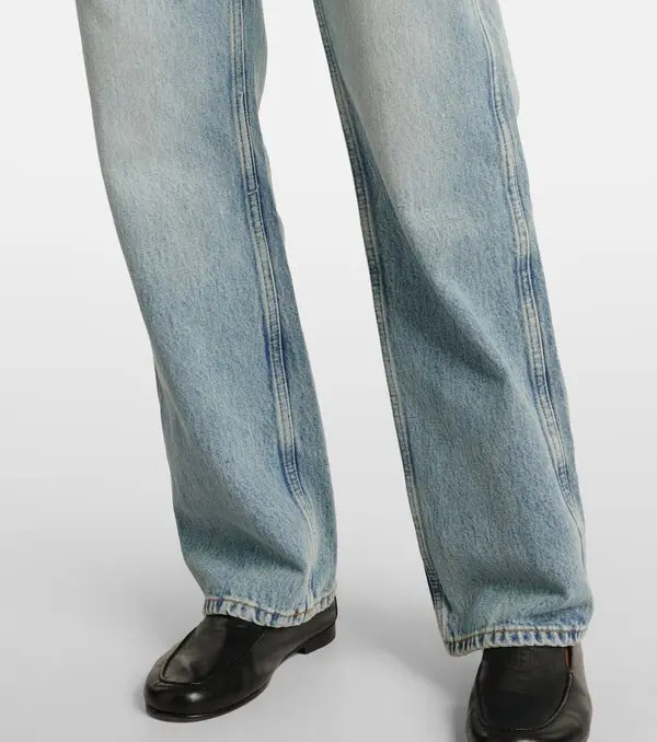 RE/DONE 90s High-rise Straight Jeans - Blue