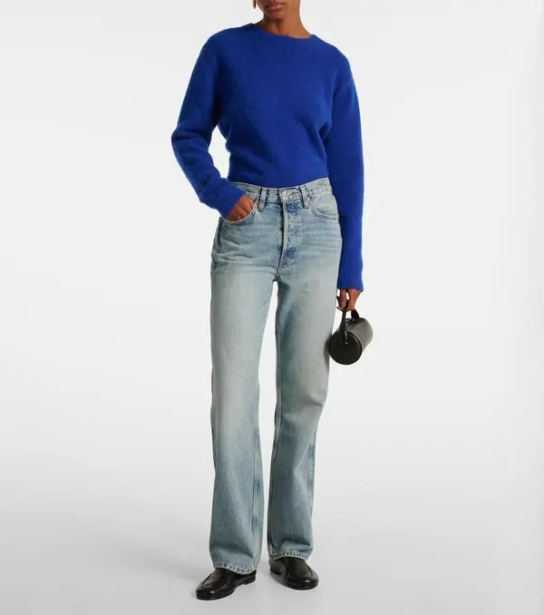 RE/DONE 90s High-rise Straight Jeans - Blue