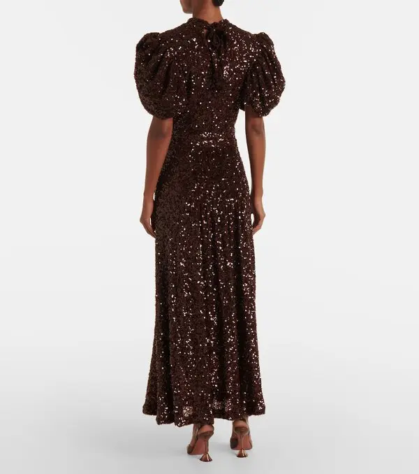 Remain Birger Christensen Sequined Midi Dress