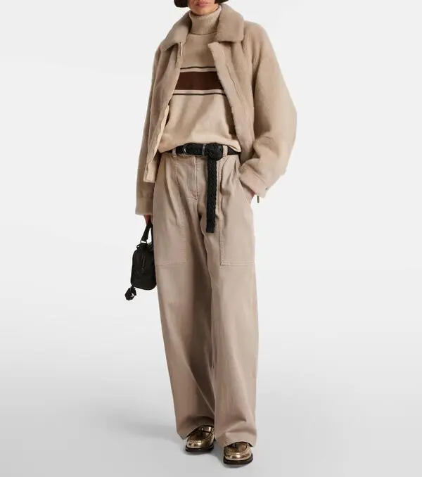 Brunello Cucinelli Wool, Cashmere, And Silk Sweater