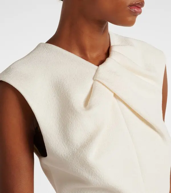 JIL SANDER Draped Top - Beige