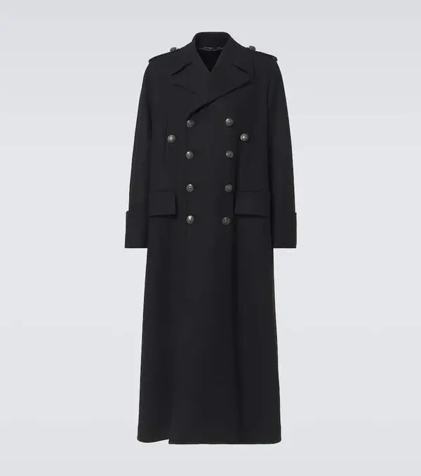 Dolce & Gabbana Double-breasted Wool-blend Coat
