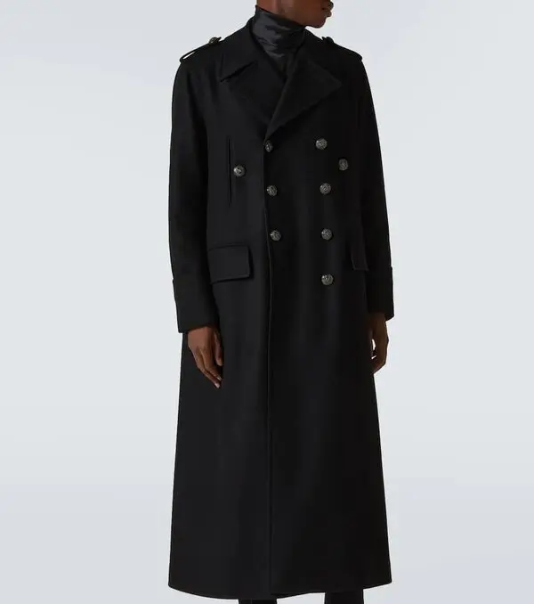 Dolce & Gabbana Double-breasted Wool-blend Coat