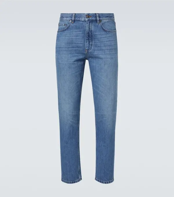 Zegna Roccia Straight Jeans - Blue