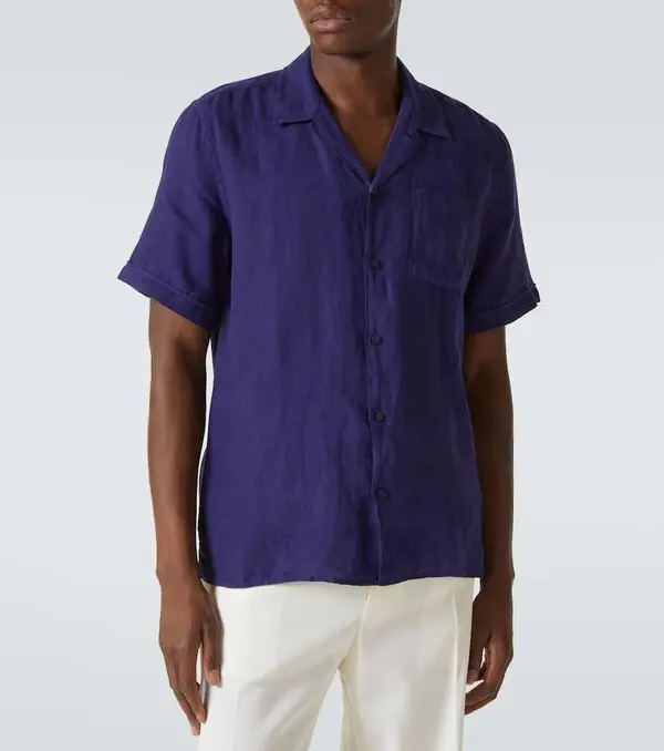 Vilebrequin Charli Linen Shirt - Blue