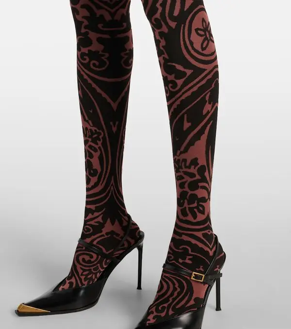 Wolford X Etro Tattoo Paisley Catsuit