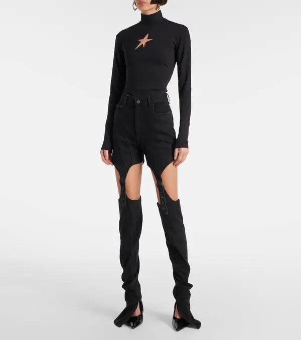 MUGLER High-rise Skinny Jeans