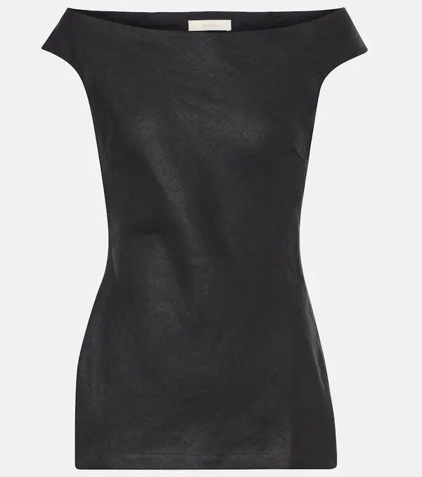 Faithfull The Brand Alma Gathered Cotton Maxi Dress