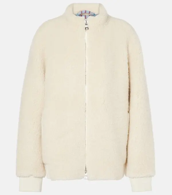 GOD'S TRUE CASHMERE T-bird Bomber Jacket - Beige