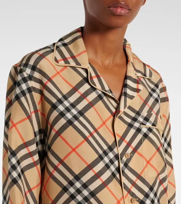 Burberry Knitted Silk Top