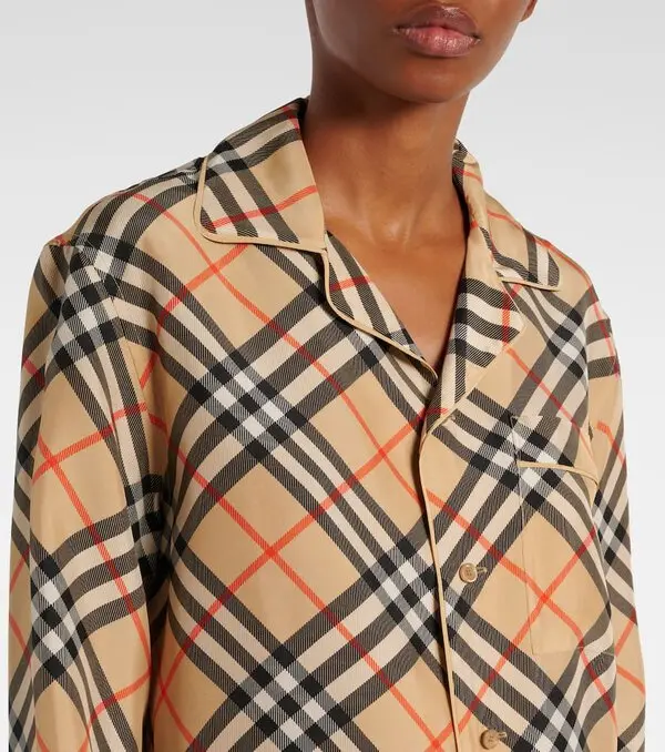Burberry Knitted Silk Top