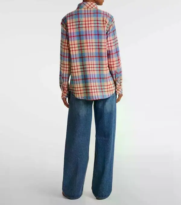 GOD'S TRUE CASHMERE Al’s Run Plaid Cashmere Shirt - Multicoloured