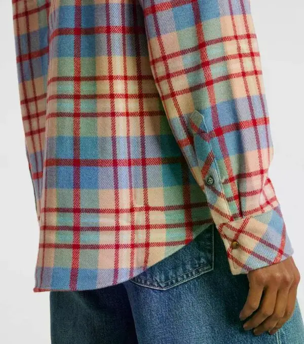 GOD'S TRUE CASHMERE Al’s Run Plaid Cashmere Shirt - Multicoloured