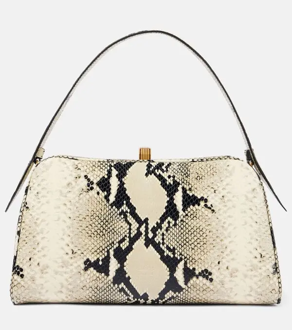 Khaite - Cate Snake-effect Leather Shoulder Bag