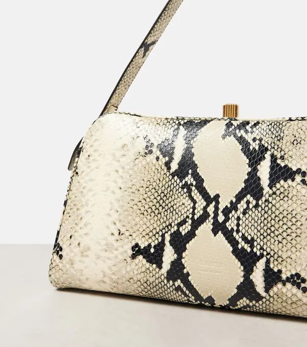 Khaite - Cate Snake-effect Leather Shoulder Bag