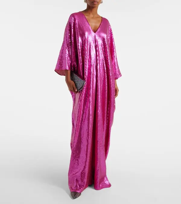 TALLER MARMO Gala Disco Sequined Kaftan