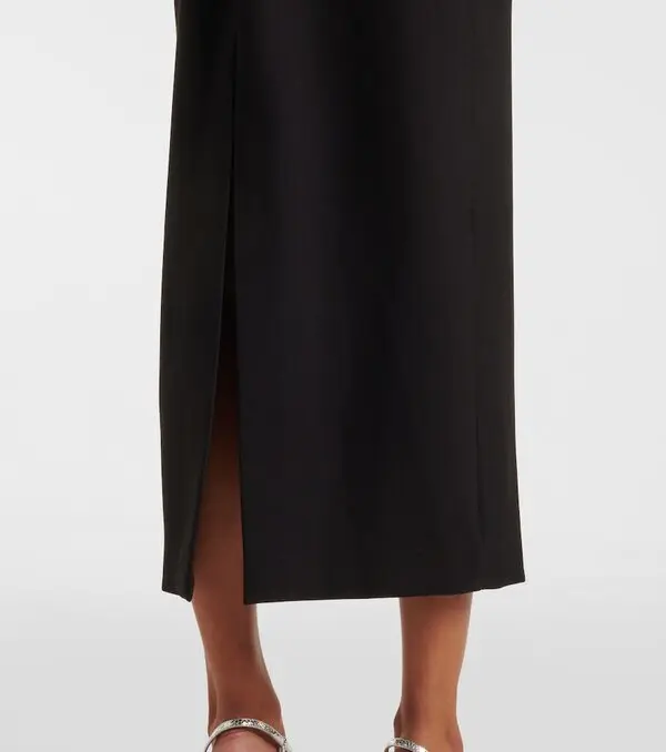 Roland Mouret Embellished Bustier Midi Dress