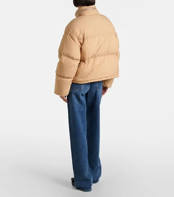 AMI Paris De Cœur Technical Canvas Down Jacket
