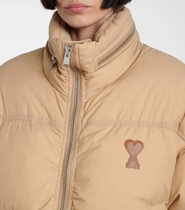 AMI Paris De Cœur Technical Canvas Down Jacket