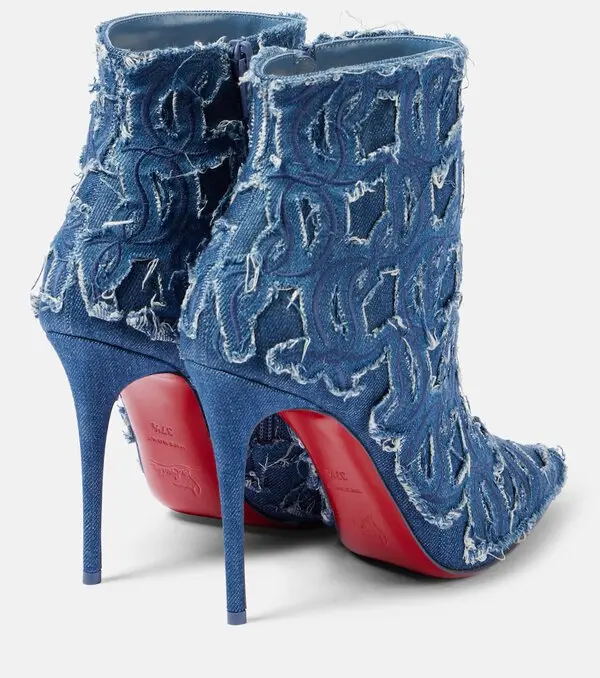 CHRISTIAN LOUBOUTIN So Kate 100 Denim Pumps