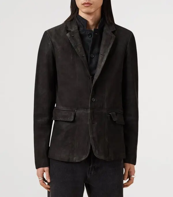 ALLSAINTS Leather Blazer